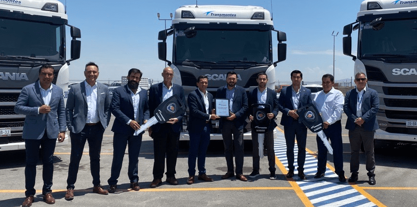 Grupo Transmontes Recibe 60 Unidades Scania R 450 - Transporte.mx ...